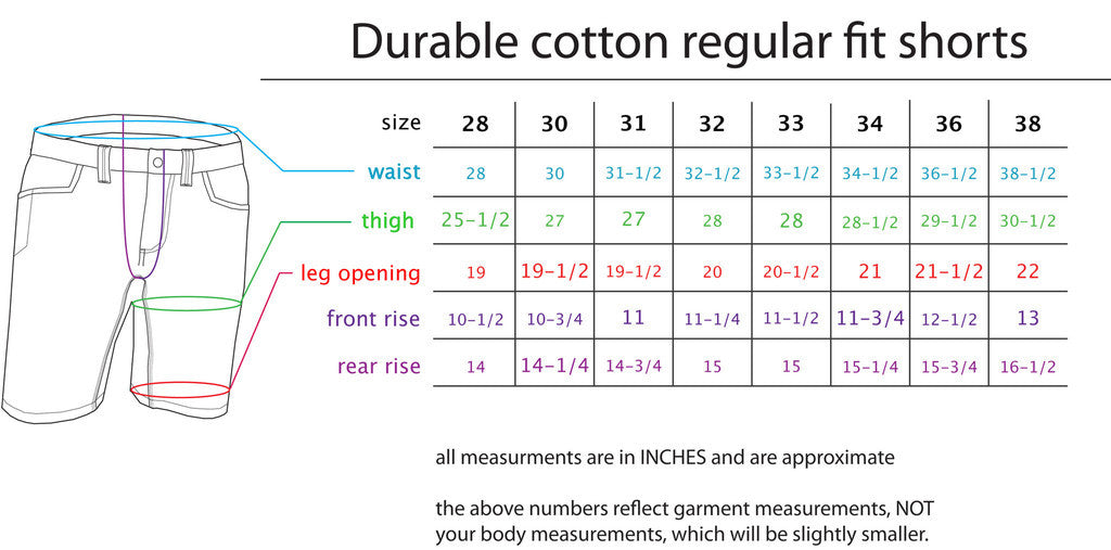 durable cotton regular short – swrve